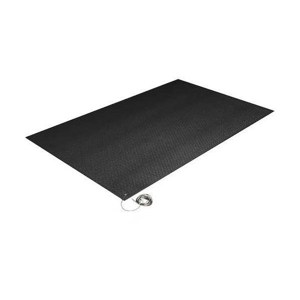 ■特徴 特許ゼドランフォームの耐電防止の疲労軽減マット。 アースつき。 ■仕様 防炎適合品 ET100122 ■材質 PVC ■付属品 アースコード    【カラー】 黒 【重量】 2KG 【入数】 1枚 【原産国】 US ZC0023BK