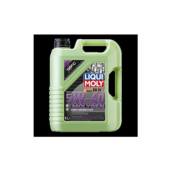 用途: エンジンオイル 5L LIQUI MOLY社の革新的な添加剤技術と、独自に開発した添加剤「Molygen（モリジェン）」による低粘度ローフリクション高性能エンジンオイル。 堆積物の形成を防止し、従来のエンジンオイルに比べ、フリクショ...