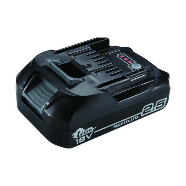 ■特徴 18V 2.5Ahリチウムイオン電池パックです。 残量表示付です。  ■仕様 蓄電池電圧：18V 充電時間：40分   【サイズ】 全長119mm 【カラー】 ブラック 【入数】 1個 PJ91133