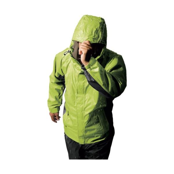 ■特徴 防水性・快適性・動きやすさを兼ね備えたレインスーツです。 丈夫でしなやかなナイロン生地です。 ワンタッチで収納できるロールアップフードです。  ■用途 レジャーやワーキングに。  ■仕様 耐水圧：10000mm［［Ｈ２Ｏ］］ 透湿度...