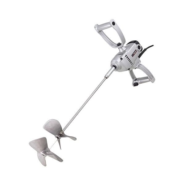 ●羽根径(mm):240 ●回転数(min-1):500 ●電源(V):単相100 ●電流(A):9.5 ●消費電力(W):900 ●質量(kg):5.4 ●コード(m):2.5 ●標準付属品:ミキシングブレード175×2・スパナ13・19...