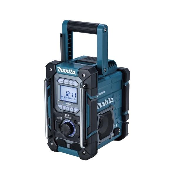 マキタバッテリ（18V、14.4V、10.8Vスライド式）が充電できるラジオ 本体のみ/バッテリ・充電器別売 スライド式リチウムイオン10.8V〜18V （Lightバッテリは使用できません。 ） AC100V 質量:5.9kg（バッテリ除...