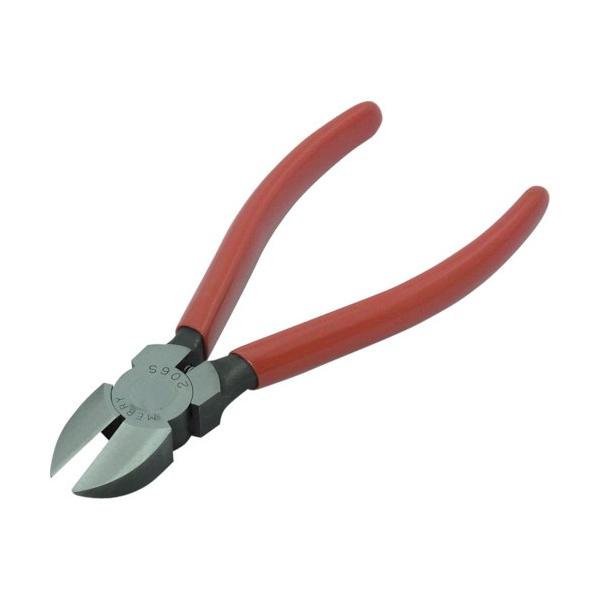 ■特徴 軟鉄線・銅線・VA線・インシュロックの切断、電設関係に最適です。 刃部を鋭く研磨してあり、切り口がほぼまっすぐになります。 ■用途 鉄線・銅線等の切断作業。 ■仕様 鋭刃 ばね付 ■材質 炭素鋼 グリップ:ポリ塩化ビニール ●切断能...