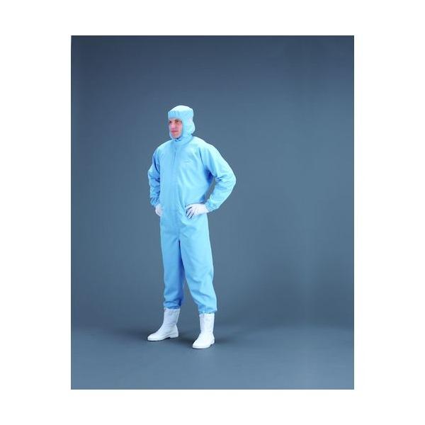 商品画像はイメージ画像です。実際とは異なる場合がございます。 ■特徴 高い通気性と防塵性の両立を可能にした二重構造の素材で、肌触りと着用性も確保した清涼クリーンウェアです。 研究、化学工場、化粧品、食品、梱包作業、暑さを感じる作業環境で着用...