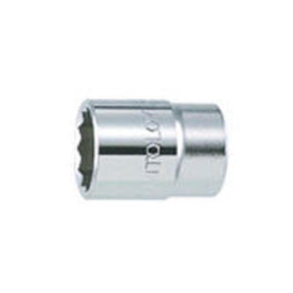 差込角12.7mm用です。 口径は12角です。 用途 作業におけるボルト・ナットの締め・ゆるめ用です。 対辺寸法(mm):34 差込角(mm):12.7 全長(mm):44 ●対辺寸法(mm):34 ●差込角(mm):12.7 ●全長(mm...