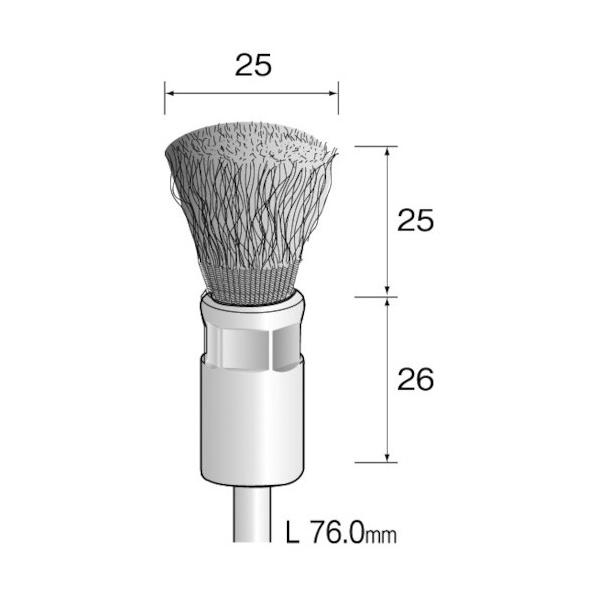 ■特徴 耐熱性、耐摩耗性、耐久性に優れた金属線材です。  ■仕様 適合素材：工具鋼、合金鋼、一般鋼、ステンレス、アルミニウム、銅   【サイズ】 85 x 44 x 44 mm 【入数】 3本 【原産国】 日本 NO90846