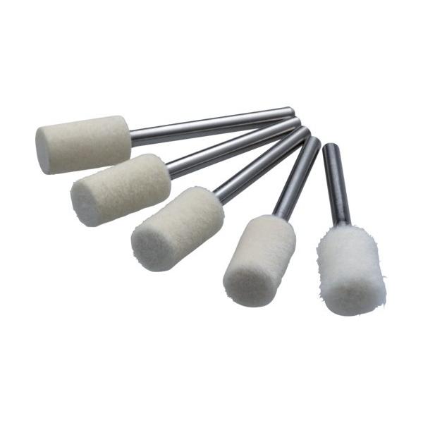 【商品説明】  ●上質で厳選された羊毛のみを使用した研磨専用フェルトです。   ●研磨剤の保持力に優れ安定した研磨が持続します。  【商品スペック】  ●シャンク径(φ):3.0  ●回転数(r.p.m):15000  ●適合素材:セラミッ...