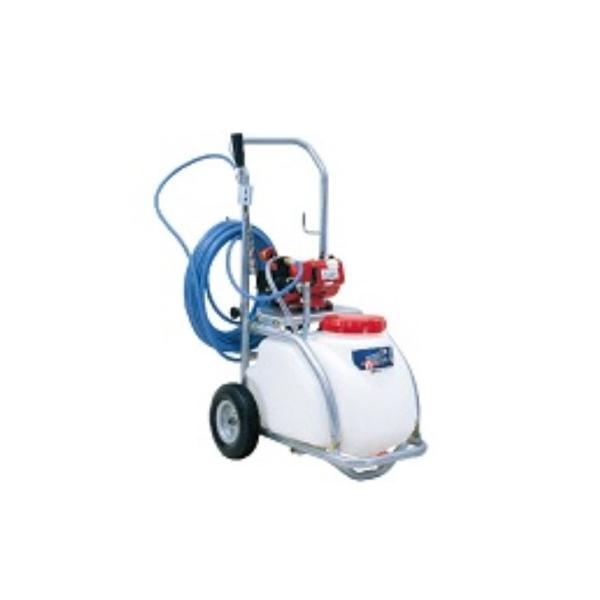 ●タンクキャリー動噴。 ●シングルピストンポンプ搭載。 ●質量:21.5kg ●吸水量:2.9/3.5L/分(50/60Hz) ●最高圧力:3.5MPa ●ガーデン噴口付 ●液剤タンク容量:30L ●モーター出力:200W/100V(電源コ...