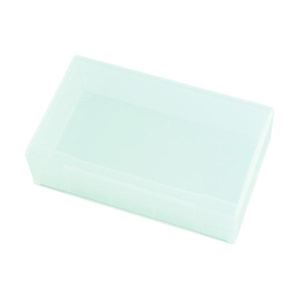 ■特徴 オリジナルのヒンジ構造を採用し出っ張りをなくしたボックスです。 フタが垂直に立つことで倒れず安定します。 側面が２重構造で丈夫です。  ■用途 小物の収納、管理用に。  ■仕様 本体・フタ一体型ケース 大箱入数：120個(大箱ご注文...