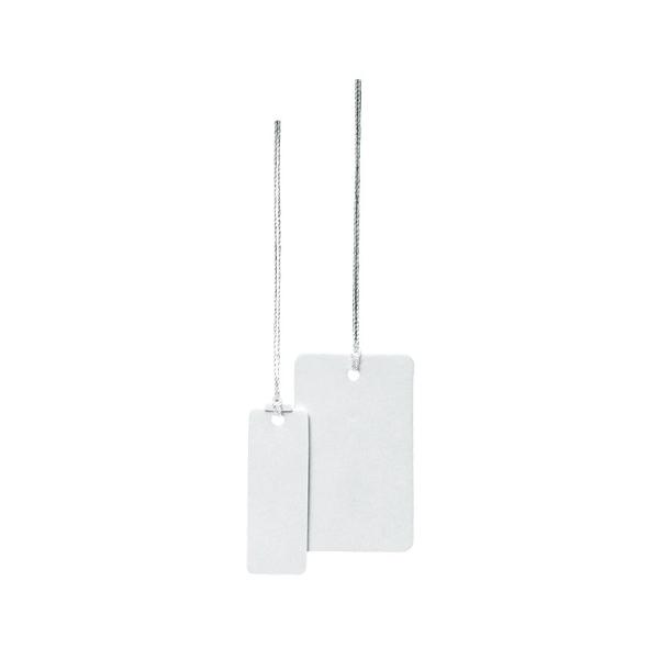 ●分電盤・制御盤の回路の明示、その他あらゆる表示に使用できます。 _x000D_ ●角形 15x41mm ヒモ長さ:220mm ●色:白色   【サイズ】 15×41 ヒモ220 【カラー】 白 【入数】 1枚 KF1HLW