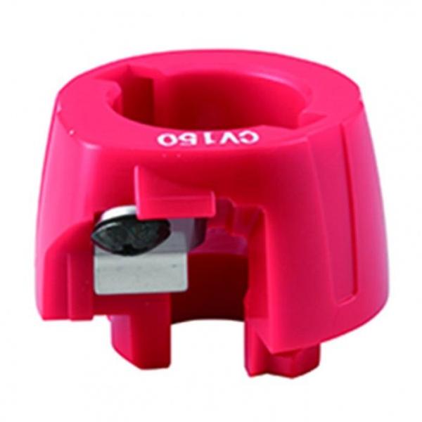 ●替刃。 ●ロックボタンを押さえ、ケーブルピーラーを回すだけで簡単に交換できる。 ●適合:単心/150mm2 ●ケーブルピーラー(大径)は取り付きません。   【入数】 1個 TORCV150