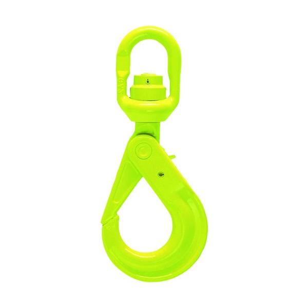 商品画像はイメージ画像です。実際とは異なる場合がございます。 ■特徴 ボールベアリングスイベル付のロッキングフックです。 荷重のかかった状態でもスムーズな回転が得られます。  ■用途 建築・土木・生産工場での吊り作業用。  ■仕様 ベアリン...