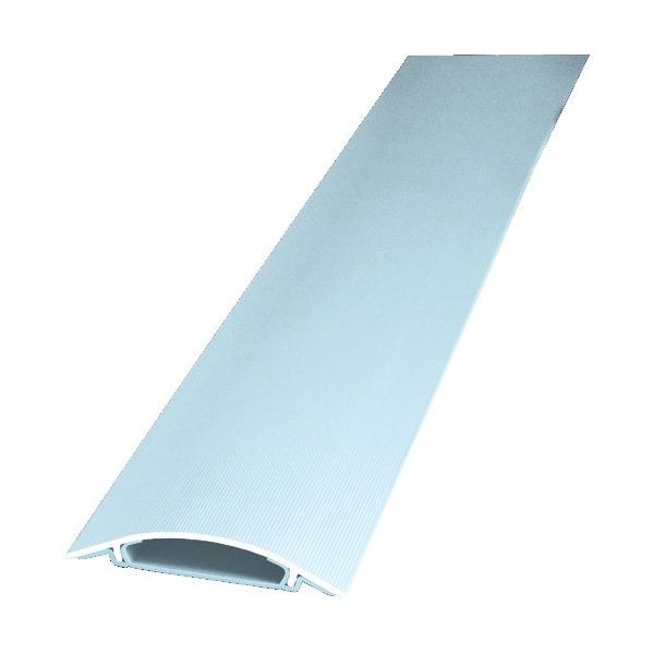 ■特長 OA機器の端末配線、LAN工事など、あらゆる床配線工事にお薦めです。 樹脂製品に比べ荷重に強いアルミ製で強度に優れます。 ケーブル飛出し防止爪を設けています。 アルミカバーの表面に凹凸溝を設け、光沢を抑えて滑りにくくしています。 両...