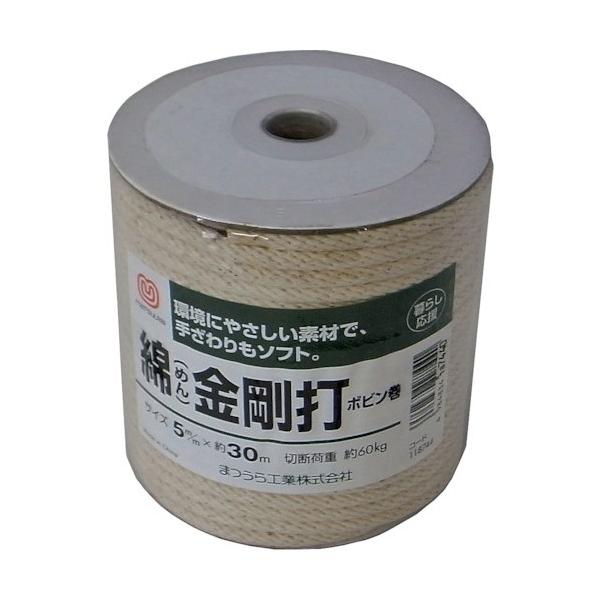 ■特徴 やわらかくて扱いロープという認識で需要があります。  ■用途 装飾やディスプレイ・手芸用途などに。  ■仕様 カットロープ  ■注意点 使用荷重目安は、切断荷重の1／5〜1／10を推奨しています。   【サイズ】 5mm×30m 【...