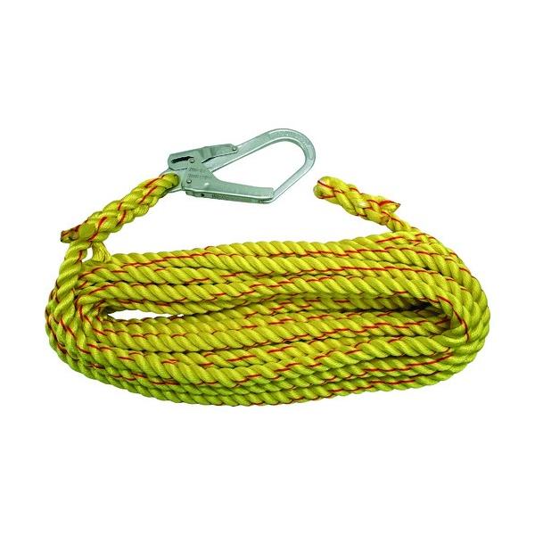 商品画像はイメージ画像です。実際とは異なる場合がございます。 片側大口径（50mm）フック付のニューテトロンロープ16mmΦ（3ツ打ち）仕様の垂直移動用親綱です。 ニューテトロンロープは収縮・硬化が少なく、耐摩耗性に優れ、含水時の強度低下が...