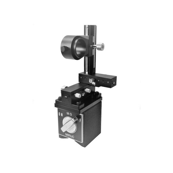 ■特長 MZ-Aスタンドにマグネットを取り付けて、機械への装着や現場作業での着脱・操作を手軽にした製品です。  X軸70mm、Y軸60mm、Z軸60mm 摺動します。  X軸、Y軸、Z軸それぞれに目盛りが付きました。  （Z軸は2面に付属）...