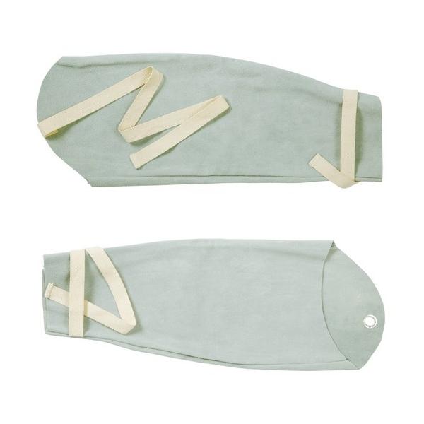 ■特徴 牛革の特性を生かし、熱・火災から働く人を強力に守る安全保護具類です。 ■用途 溶接業、鉄鋼業、建設業、防災関連、造船業    【サイズ】 フリー 【カラー】 グレー 【重量】 350G 【入数】 1双 【原産国】 中国製 3308