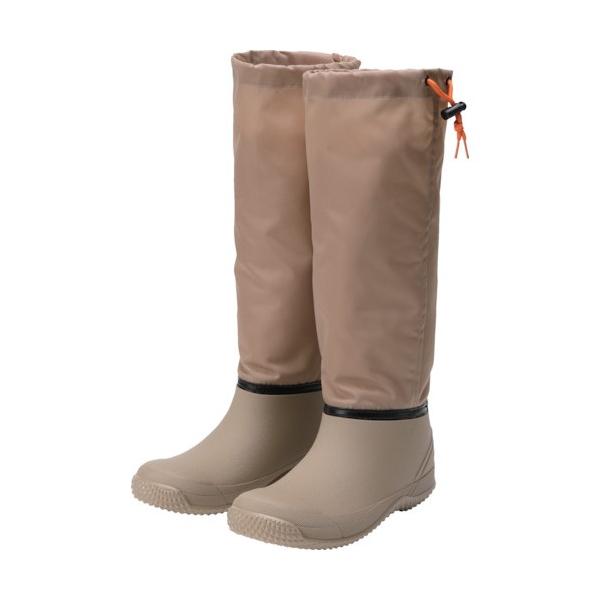 ■特徴 撥水加工されたフードの上部には、履き口が絞れるストラップを採用。 フード部分は折りたたみが可能でコンパクトに収納できます。 柔らかくてコンパクトです。  ■用途 水回り作業、厨房作業、雨の日、レジャー、洗車、アウトドア、畑仕事、ガー...