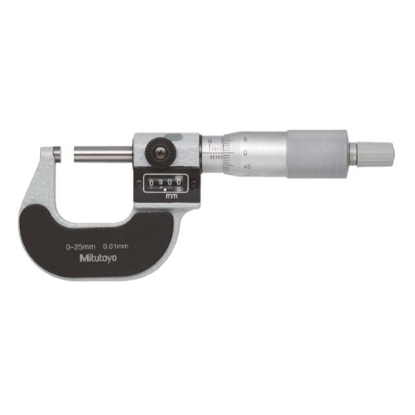 ●読取りに誤差がありません。 カウンタで素早く読取れます。 ●0.01mmまでカウンタの明瞭な数字で楽に読取れます。 ●測定面は超硬合金チップ付 ●定圧装置付 ●測定範囲(mm):0〜25 ●目量(mm):0.01 ●平面度:0.6μm ●...