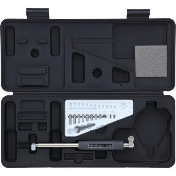 ●標準的なシリンダゲージです。 内径を高精度に測定できます。 ●測定子の有効ストロークが従来品より拡大されました。 (一部機種を除く。 ) ●測定子とアンビルの先端は超硬合金ボールですので、耐久性・耐摩耗性に優れています。 ●グリップが中空...