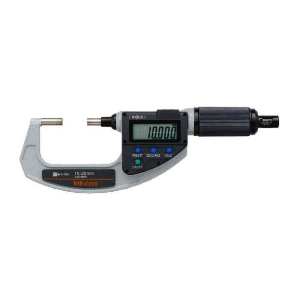 【仕様】 ●測定力(N):2〜10(可変式) ●測定範囲(mm):10〜20 ●測定力目盛(N):2、4、6、8、10 ●設定測定力に対数する誤差(N):±(0.4+設定測定力/10) ●測定力のばらつき(N):0.4以内 ●アンビル先端径...