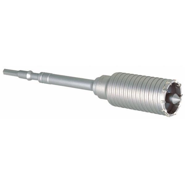 ●重量型ハンマードリルで、鉄筋コンクリートも楽に穴あけ●センターピン方式の採用により、正確な位置決めが可能●重量型ハンマードリルの強力パワーを効率良く刃先に伝える構造によりコンクリートも高速で穴あけが可能●シャンク(マキタ・HiKOKI用六...