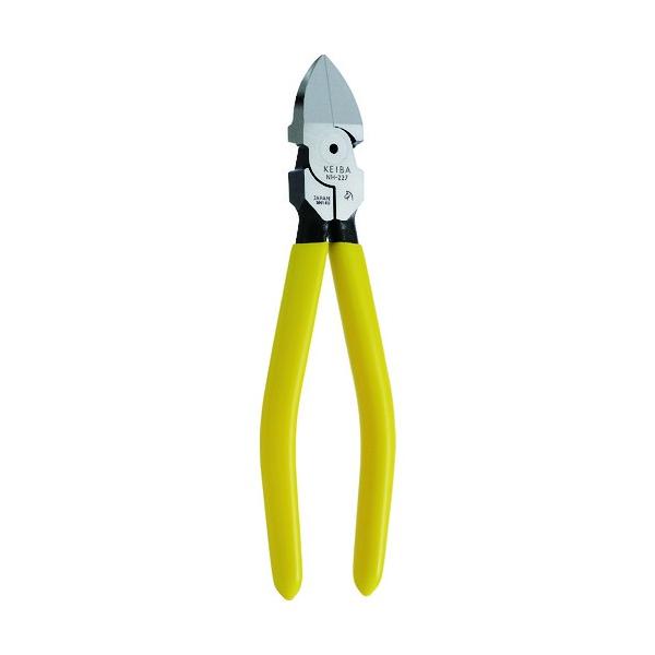 刃角度を鋭角に仕上げており、細い線材からφ2.6mm3芯線までシャープに切断できます。 神戸製鋼所製オリジナル高級鋼材「マルトロイI」を使用しています。 用途 ケーブルや線材等を切る用途に。 ばね付 フラット刃 刃表面形状:フラット刃 切断...