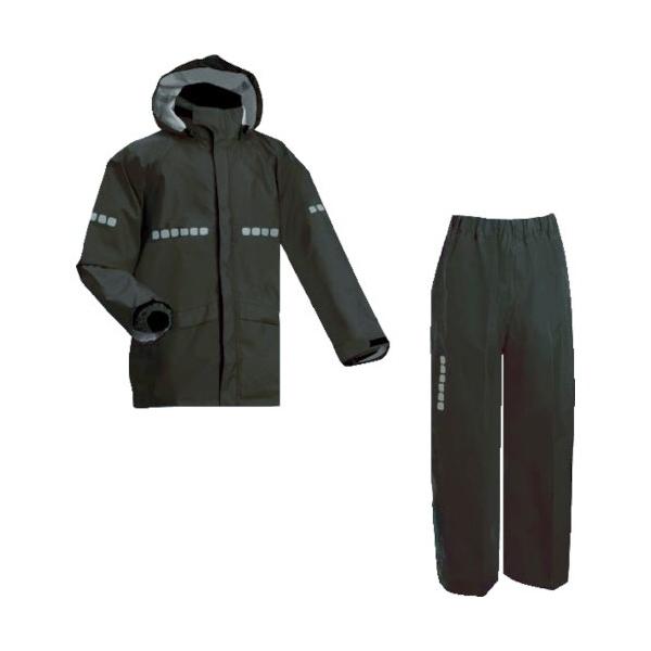 ■特徴 高防水、高透湿、高耐久を兼ね備え、安全性を考慮したワークウェアです。 業界初のヘルメット専用インナーフードを採用しています。（ヘルメットを被ったまま上着内部への雨の浸入を防ぎます） 裾部には水抜き穴があります。  ■用途 軽作業、デ...