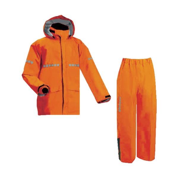 ■特徴 高防水、高透湿、高耐久を兼ね備え、安全性を考慮したワークウェアです。 業界初のヘルメット専用インナーフードを採用しています。（ヘルメットを被ったまま上着内部への雨の浸入を防ぎます） 裾部には水抜き穴があります。  ■用途 軽作業、デ...