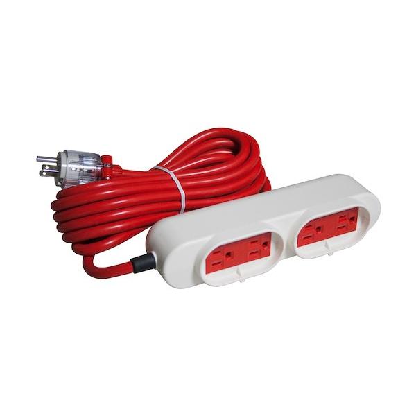 ■特徴 ●JISの改正により、医用機器の電源をタップからとる場合は、病院用タップをおすすめします。 ●輸液や体液などの導電性が高い液体が進入しにくい横差し形構造の為、絶縁劣化による短絡停電を防止します。 ●コンセントとプラグは医用JIS　T...