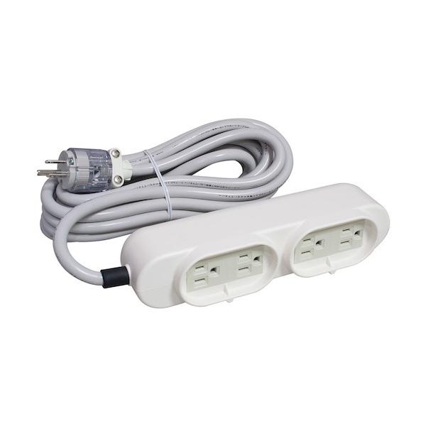 ■特徴 ●JISの改正により、医用機器の電源をタップからとる場合は、病院用タップをおすすめします。 ●輸液や体液などの導電性が高い液体が進入しにくい横差し形構造の為、絶縁劣化による短絡停電を防止します。 ●コンセントとプラグは医用JIS　T...