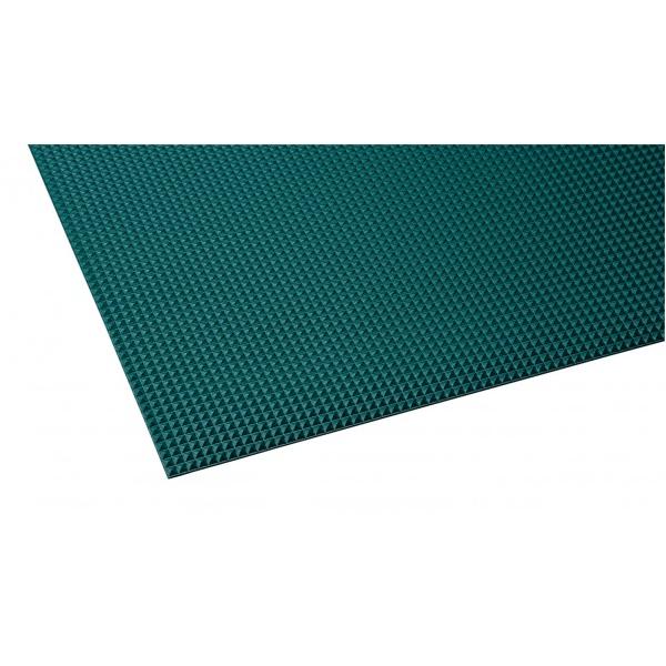 ●従来のビニール長マットに帯電防止機能を付加させました。  作業台・棚板用マットとして最適です。   ●幅(mm):1200  ●長さ(mm):750  ●厚さ(mm):1.8  ●材質:再生PVC（ポリ塩化ビニール）  ●色:グリーン  ...