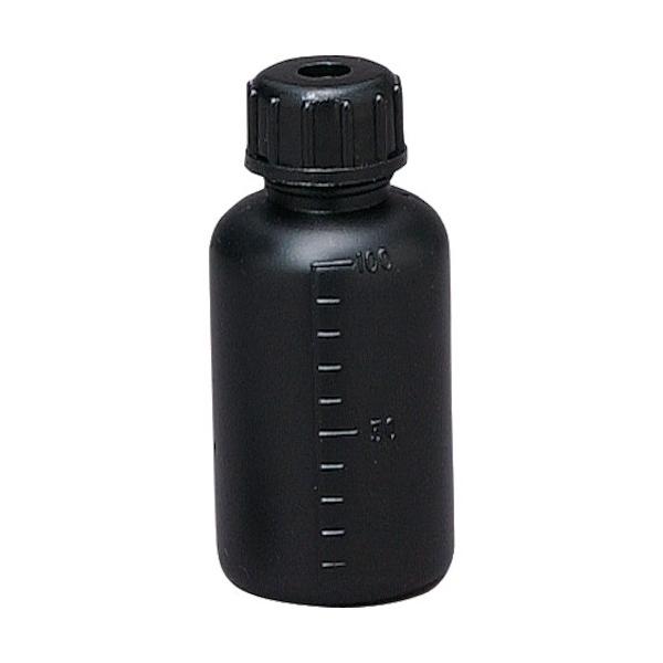 商品画像はイメージ画像です。実際とは異なる場合がございます。 ●品番：0112BK●容量：100mL●材質：ポリエチレン（PE）●寸法（W×H）：46×100mm●内径（A）：16mm●摘要：中栓付●※寸法には許容差があります。（単位mm）...