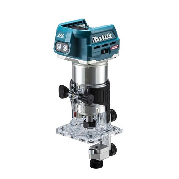 快適な取り回しのトリマベース仕様、作業スピード約35%アップ（当社18V機比） 40Vmaxリチウムイオンバッテリが使い回せる経済性 「本体のみ」 バッテリ・充電器・ケース別売 40Vmax リチウムイオン2.5Ah チャック孔径:6・8m...