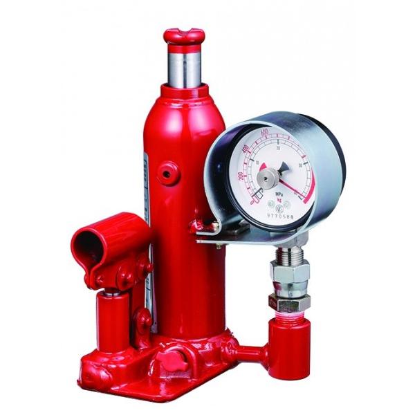 ■特徴 圧力計が取り付けられた計量用ジャッキです。 圧力計には荷重表示(tonまたはkg)、内圧表示(MPa)が併記しています。 荷重の計量ができるため、破砕試験器や理科機器用プレスなどに利用できます。  ■用途 破砕試験器や理科機器用プレ...