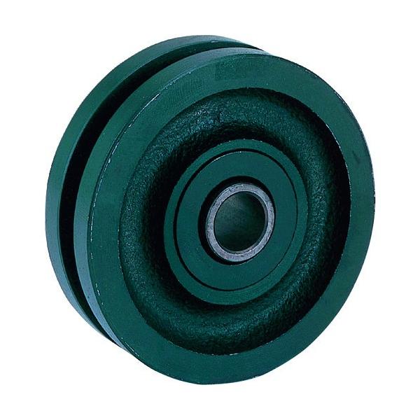 ■用途 フラットバー用。  ■仕様 50mm〜120mmシングルベアリング使用。150mm〜200mm密閉防塵式ダブルベアリング使用。  ■材質 車輪:ダクタイル鋳鉄（FCD-450） ●車輪径D(mm):90 ●車輪幅B(mm):25 ●...