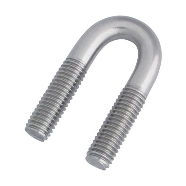 ■特徴 従来のステンレスUボルトと比較して、小さなサイズです。  ■用途 壁面・床面・地面への固定金具として。  ■材質 ステンレス（SUS304） ●ねじ径:M10×1.5 ●使用荷重(kN):1.47 ●T(mm):27 ●D(mm):...