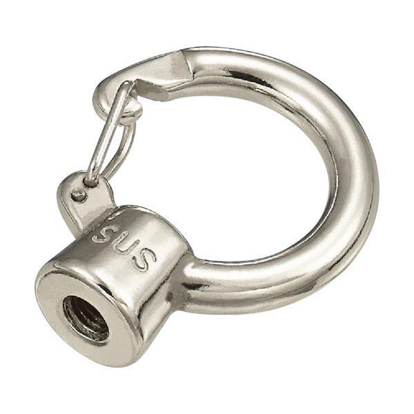 商品画像はイメージ画像です。実際とは異なる場合がございます。 ■特徴 従来のアイナットに開閉できるフックが付いているので、設置後に物を通すこともできます。  ■用途 アイナットをフック式にして、端末の金具として。 鳩除け・カラス除けネット等...