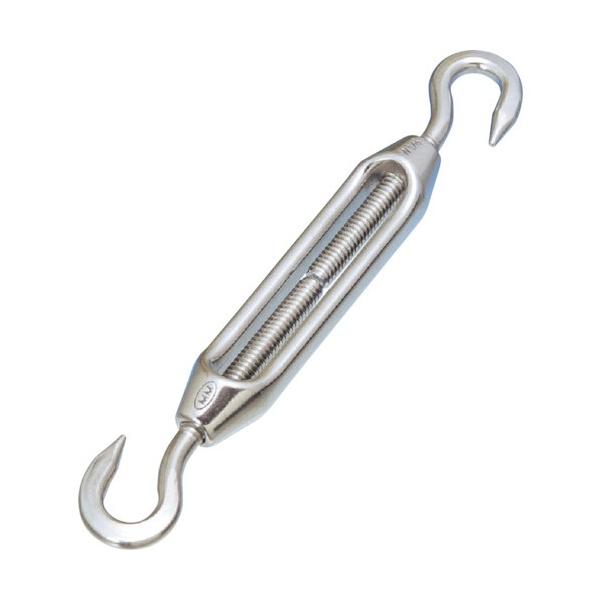 商品画像はイメージ画像です。実際とは異なる場合がございます。 ■特徴 枠を回転させると、ゆるめたり、締めたりすることができます。  ■用途 ワイヤロープの張り具合の調節に。   【入数】 1点 A2552