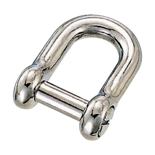 商品画像はイメージ画像です。実際とは異なる場合がございます。 ■特徴 ネジシャックルのピンの出っ張り（摘む部分）を除いているので、ロープなどがひっかかりません。  ■用途 チェーン・ワイヤ・ロープ等の連結金具として、また端末の金具のジョイン...