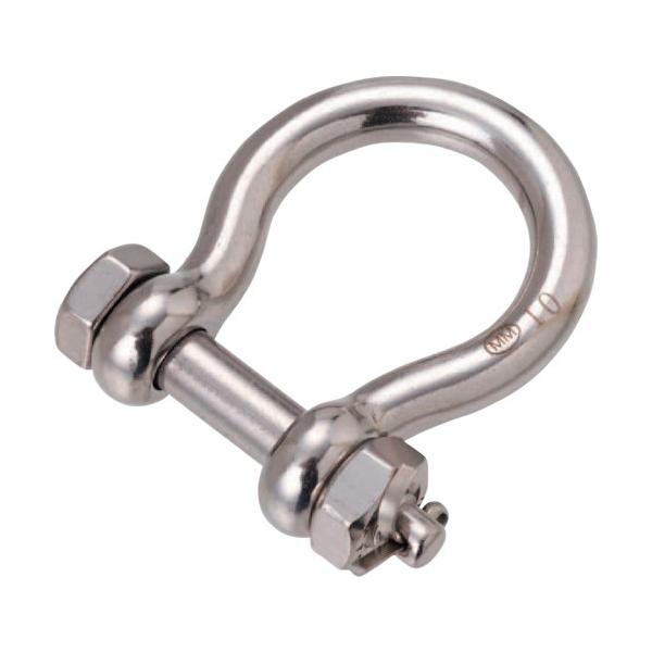 商品画像はイメージ画像です。実際とは異なる場合がございます。 ■特徴 太いロープなどにも対応できます。 ワリピンが付いているので、ナットが外れにくくなっています。  ■用途 チェーン・ワイヤ・ロープ等の連結や、端末金具のジョイントに。 特に...