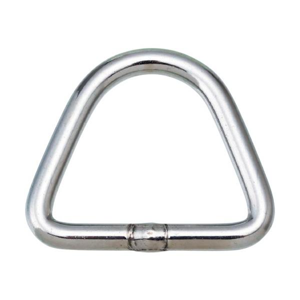 商品画像はイメージ画像です。実際とは異なる場合がございます。 ■特徴 直線部分と曲線部分のある、Dの形をしたリングです。 接続部は溶接していますので、丈夫です。  ■用途 かばんや衣類などの金具として。 直線部に、ゴム・繊維などの幅のあるベ...