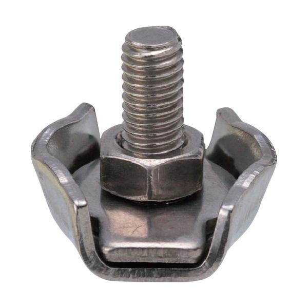 商品画像はイメージ画像です。実際とは異なる場合がございます。 ■特徴 ワイヤを現場加工できます。  ■用途 ワイヤロープの端末加工に。  ■材質 ステンレス(SUS304)   【入数】 1点 SWC6