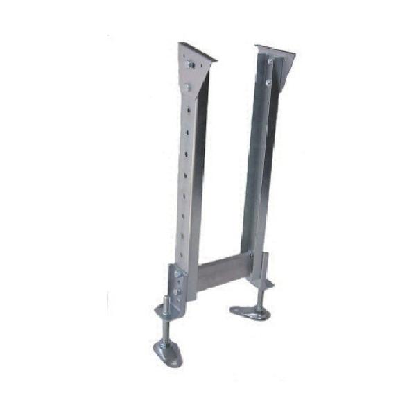 商品画像はイメージ画像です。実際とは異なる場合がございます。 ■用途 ミニパラ用固定脚  ■仕様 三鈴　スチール製固定脚　KGLM型支持脚　ミニパラ用  ■材質 スチール製/メッキ   【入数】 1点 KGLM2580(MP09)