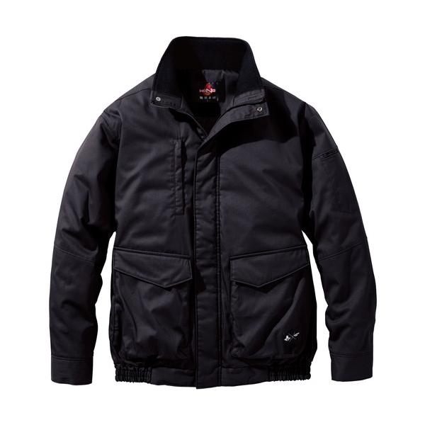 ■特徴 業界TOPクラスの難燃素材です。 暖かさ・安心・動きやすさを一着に。 保湿裏アルミでしっかり防寒、難燃ジャージ付きカフスで安心です。 背アームノーフォーク仕様で動きやすいです。 ポケットも豊富で収納力抜群です。 現場で頼れる難燃軽防...