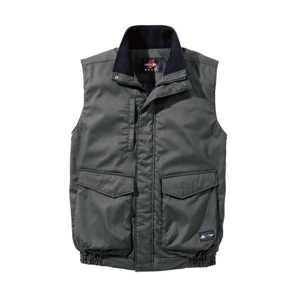 ■特徴 業界TOPクラスの難燃素材です。 難燃性能×軽防寒で安心と快適を同時に実現しました。 保温裏アルミで寒さからしっかりガードします。 難燃ファスナーと襟内側の難燃ジャージで作業現場でも安心です。 ファスナー付き縦型胸ポケットで工具や小...