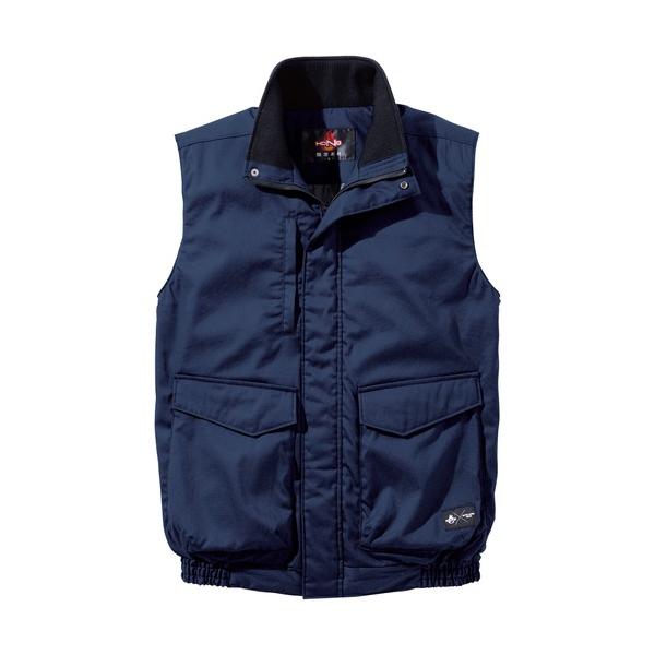 ■特徴 業界TOPクラスの難燃素材です。 難燃性能×軽防寒で安心と快適を同時に実現しました。 保温裏アルミで寒さからしっかりガードします。 難燃ファスナーと襟内側の難燃ジャージで作業現場でも安心です。 ファスナー付き縦型胸ポケットで工具や小...