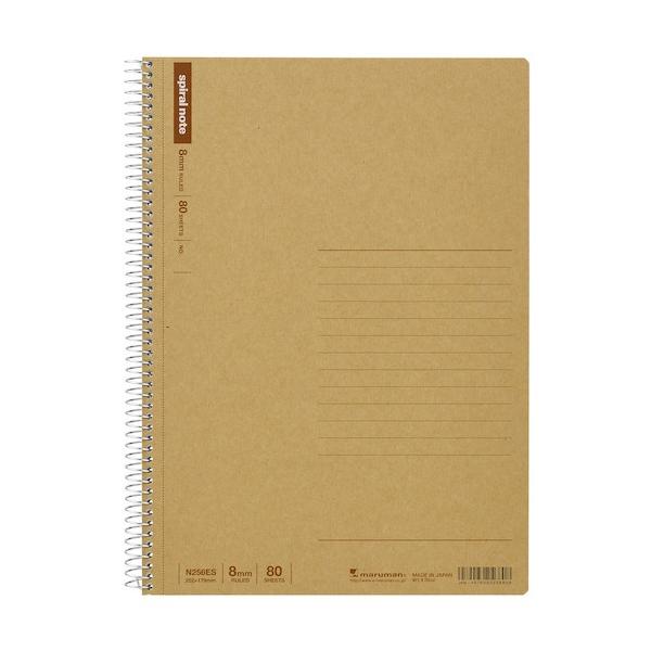 ■特徴 心地よい書き味が定評のマルマン国産筆記用紙です。  ■仕様 Ｂ５サイズ横罫８ＭＭ８０枚    【入数】 1点 N256ES