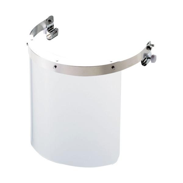 ■特徴 ヘルメット（ミドリ安全製）に取り付ける防災面です。  ■用途 塗装・農薬散布・液体飛まつ対策に。  ■仕様 平面シールド シールド標準サイズ(mm)：H215×W260  ■注意点 帽体の型式ごとに対応する金具が異なります。 取付可...