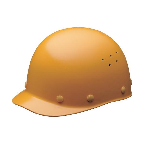 ■特徴 ムレを軽減する通気孔付です。 脱げ防止機構が前後からの衝撃による脱げとズレを防ぎます。 サイズ合せが簡単で、頭部にぴったりフィットするRAバンド仕様です。  ■用途 飛来・落下物用。  ■仕様 国家検定合格品  ■材質 FRP（繊維...